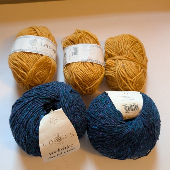 Rowan | Accents | Rowan And Lopi Yarn Set Blue And Yellow 0gr X 2 And ...